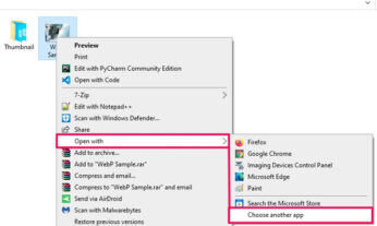 3 Cara Membuka File Gambar WebP di Windows