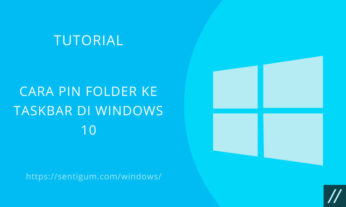 Cara Pin Folder ke Taskbar di Windows 10