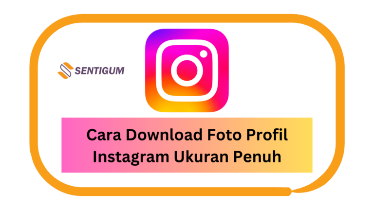 2 Cara Download Foto Profil Instagram Ukuran Penuh Mudah